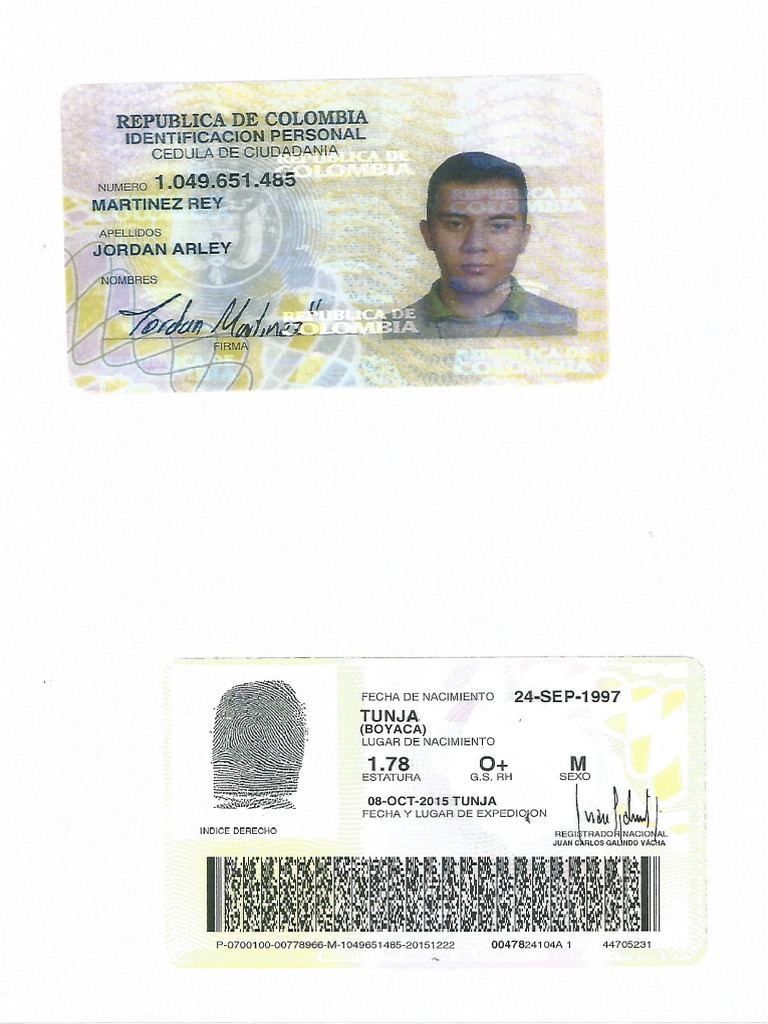 Documeto Identidad Ampliado Al 150 A Color | PDF