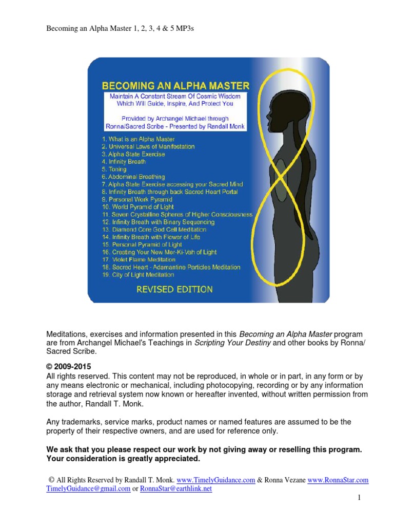 All Rights Reserved by Randall T. Monk. & Ronna Vezane or | PDF ...