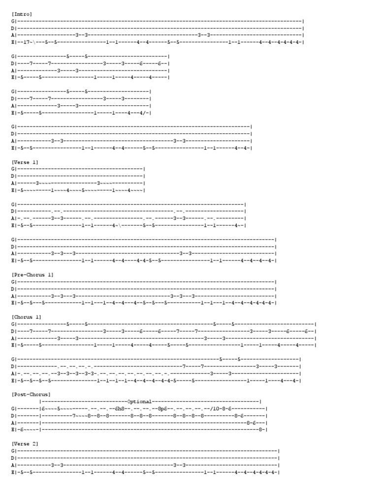 Hayloft Bass Tab | PDF | Song Structure | Music Theory