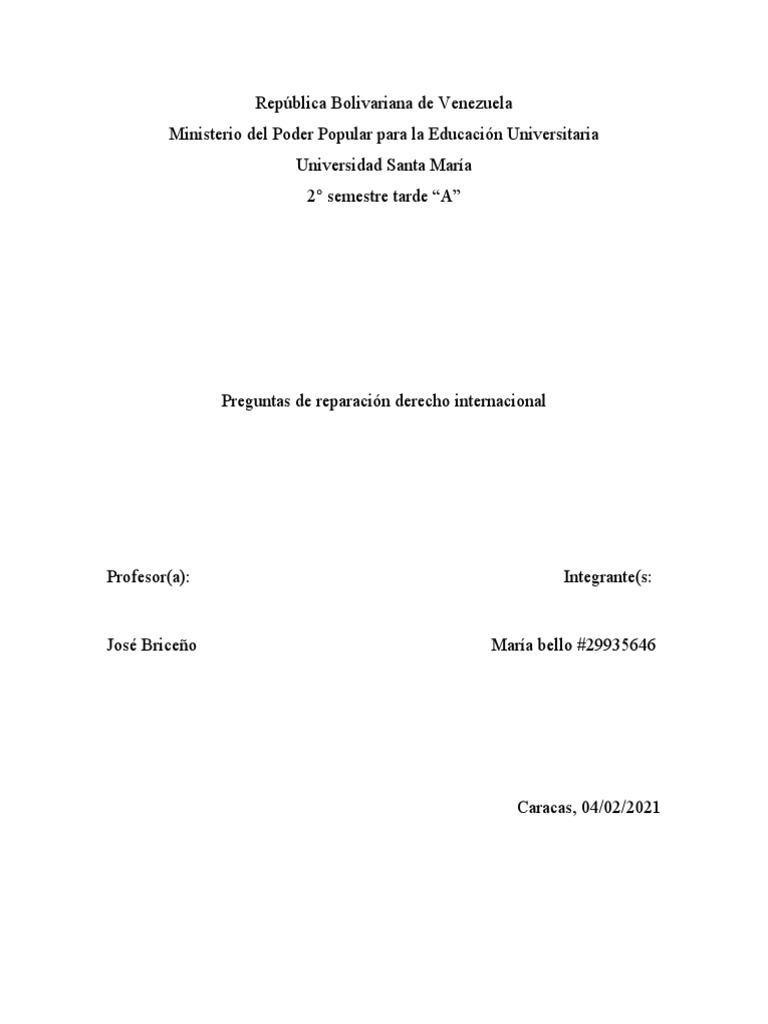 Portada Simple para Trabajos | PDF