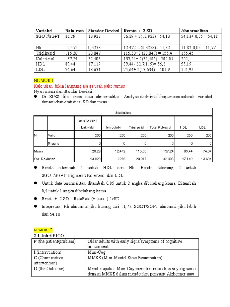 Catatan EBM Dwi | PDF
