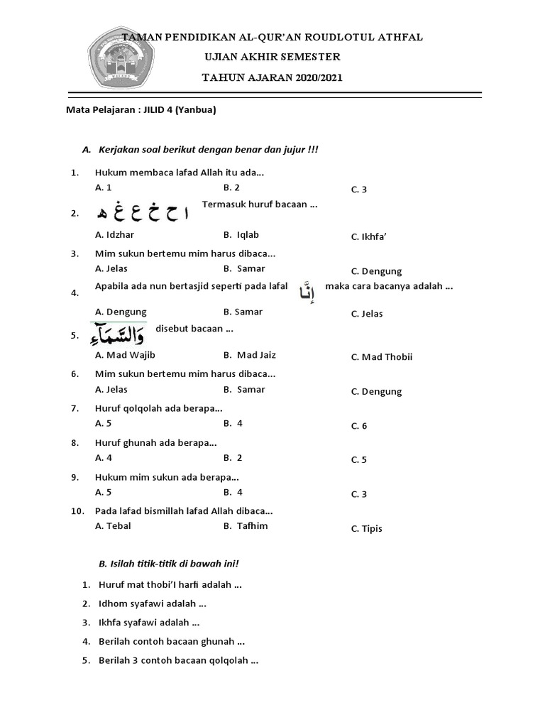 Jilid 4 Yanbua | PDF