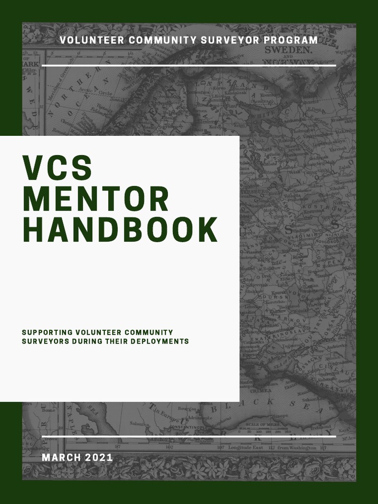 VCS Mentor Handbook V01 | PDF | Mentorship | Volunteering