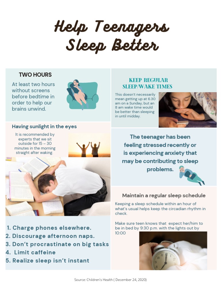 Help Your Teen Sleep Better | PDF