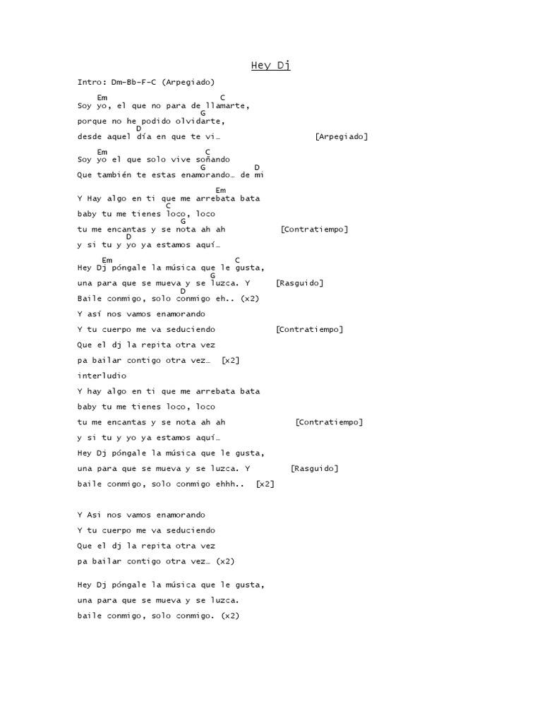Hey DJ | PDF