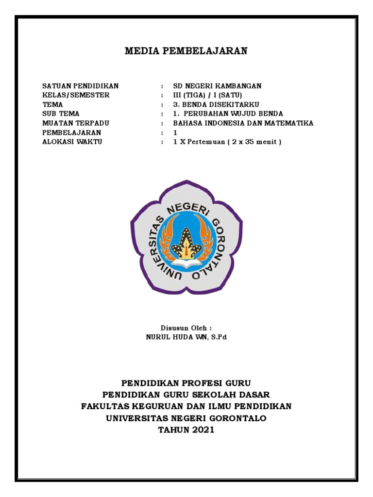 1.3 Media Pembelajaran Kelas 3 Tema 3 | PDF