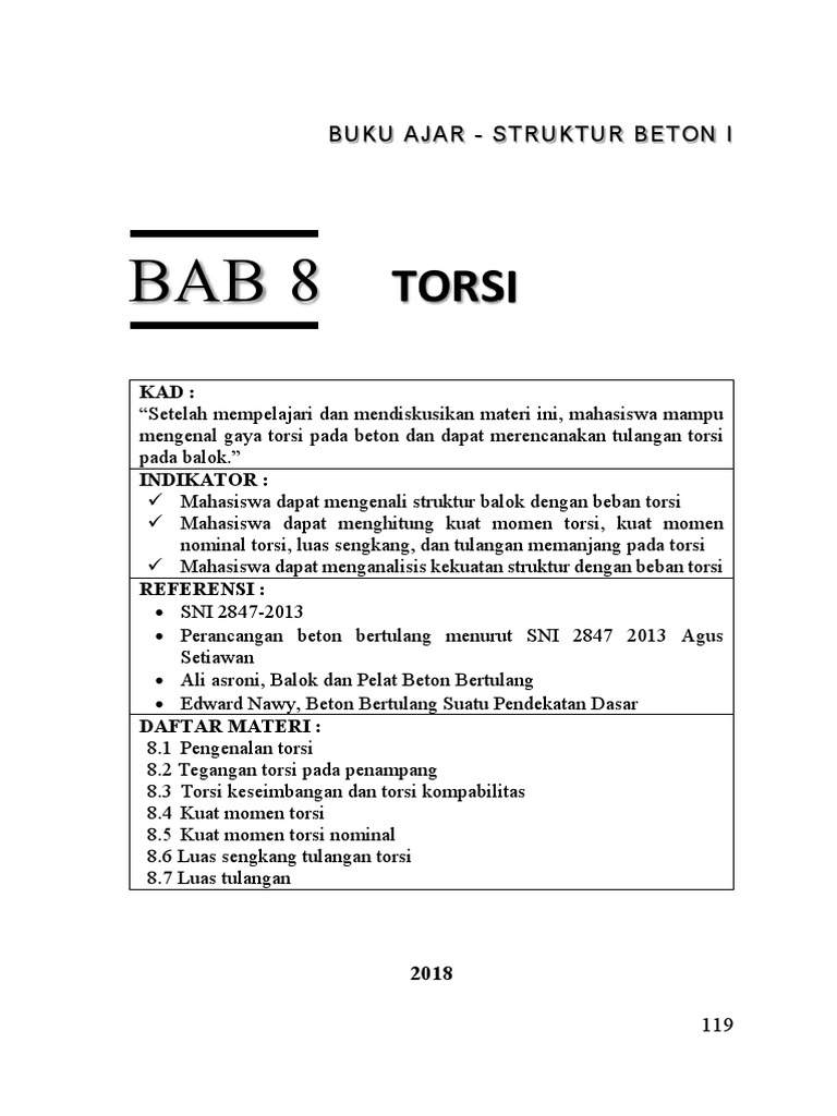 Bab 8 Torsi | PDF