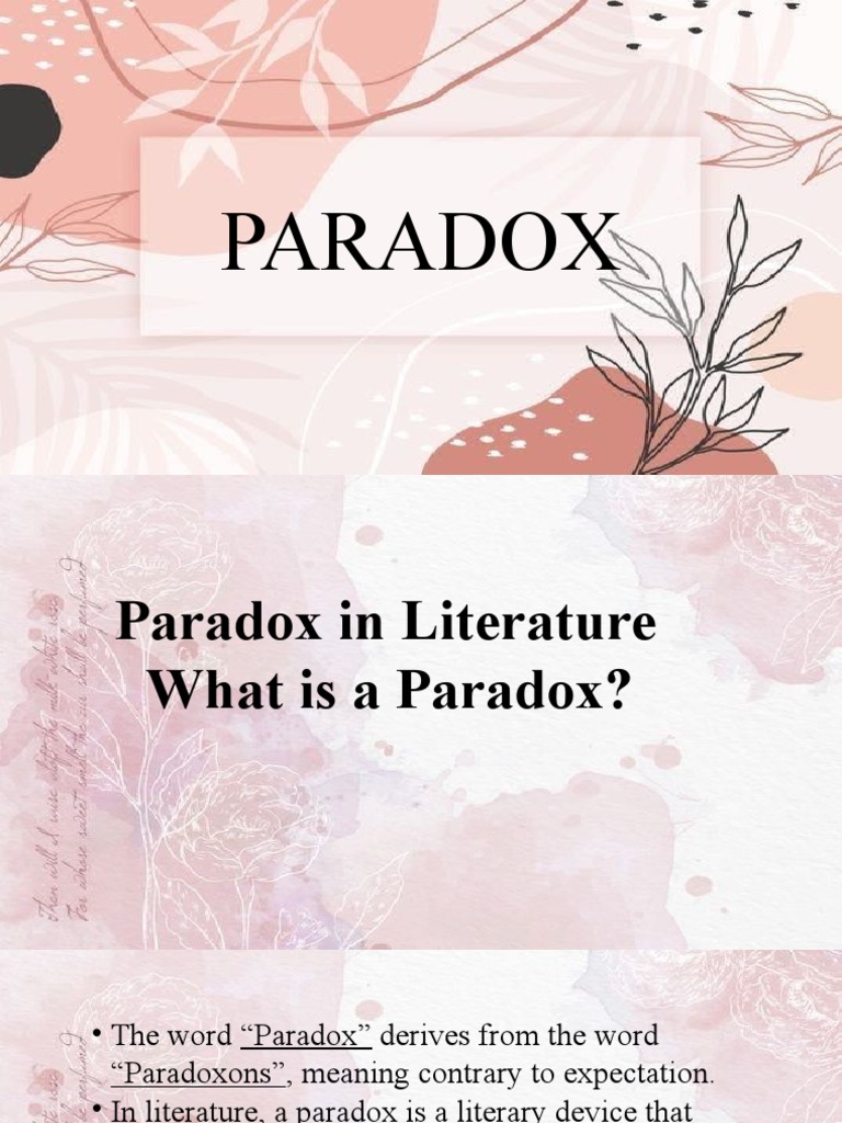 Paradox of Tao Te Ching | PDF | Paradox | Philosophical Theories