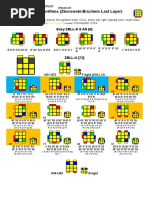 4x4 Cube Parity Algorithms | PDF