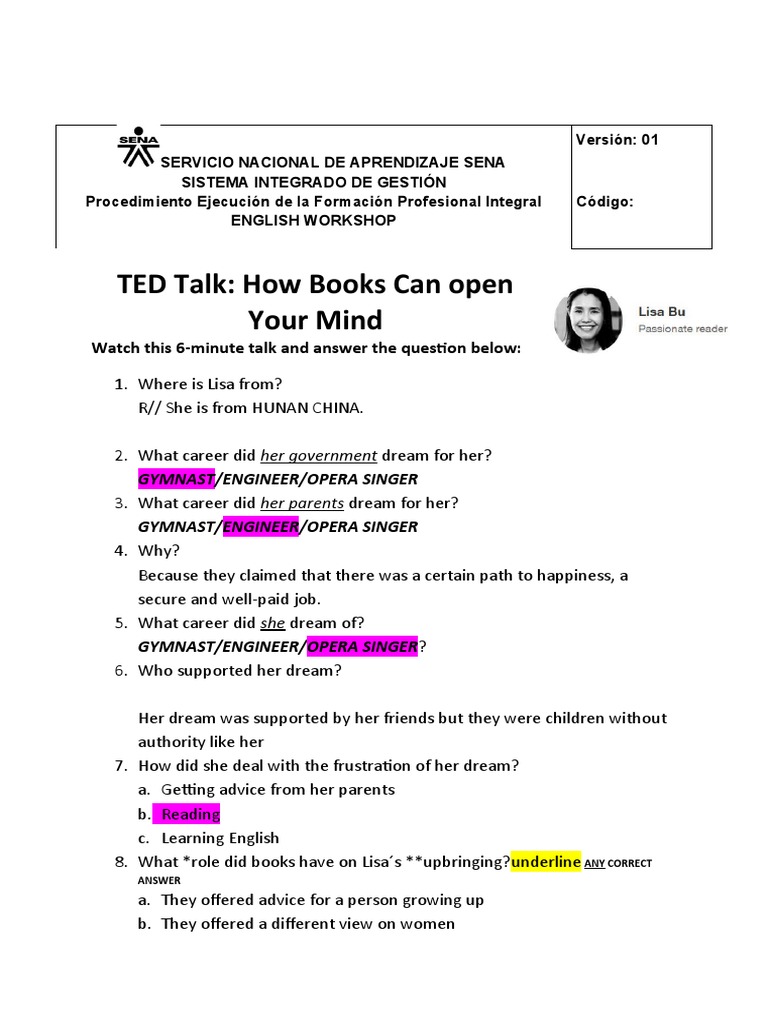 TED Talk: How Books Can Open Your Mind: Watch This 6-Minute Talk and ...