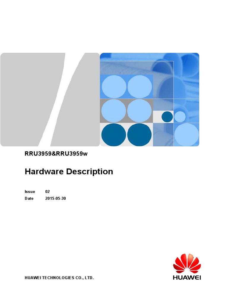 RRU3959&RRU3959w Hardware Description (02) (PDF) - en | PDF | Optical ...