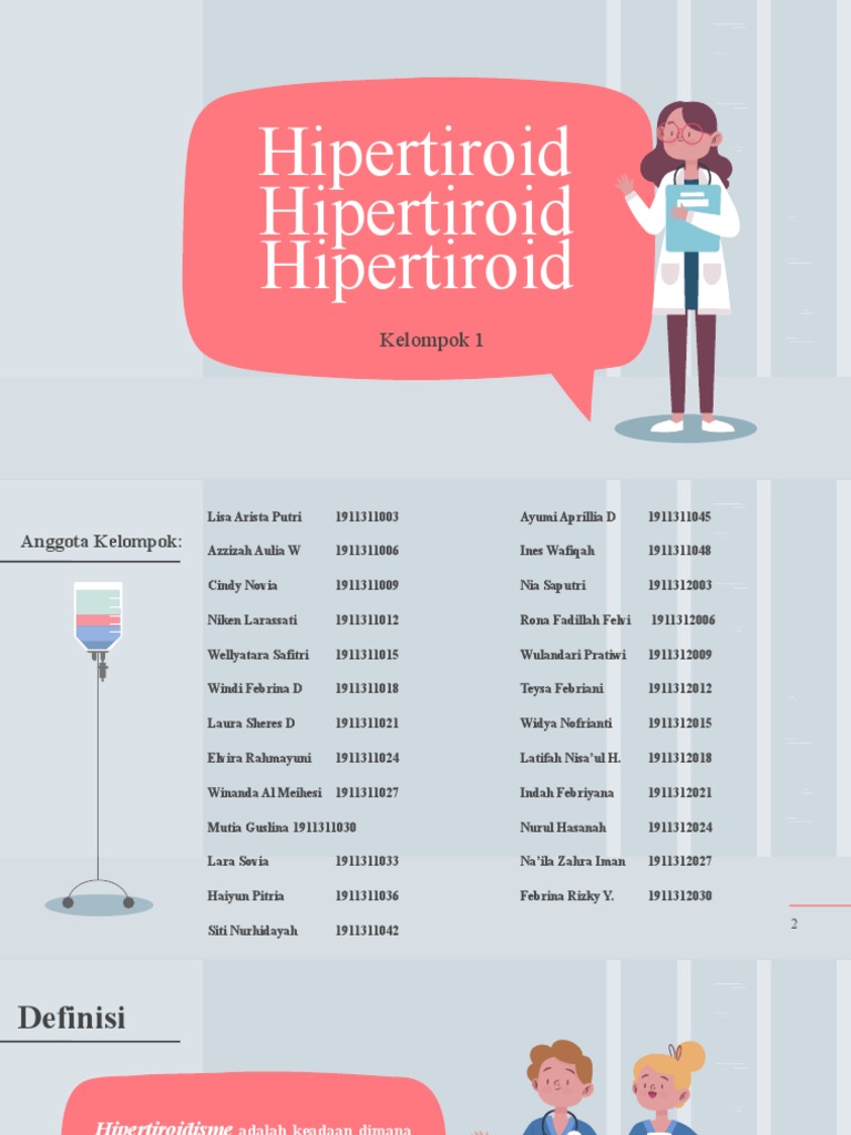 Kel 1 - A3 - AsKep Hipertiroid | PDF | Kesehatan Holistik