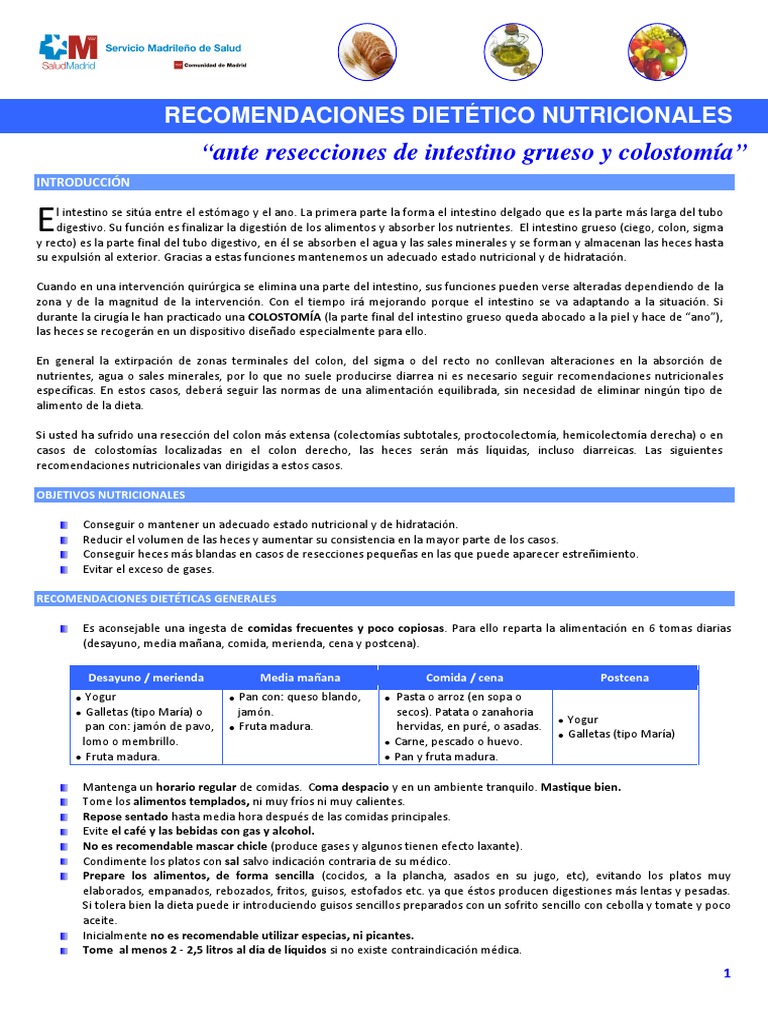 43.resecciones de Intestino Grueso y Colostomia | PDF | Intestino ...