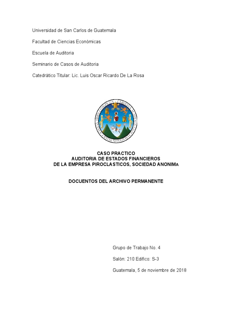 Caratula e Indice Archivo Permanente | PDF