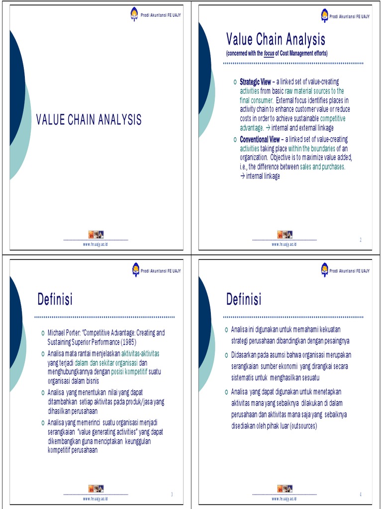 Value Chain Analysis | PDF