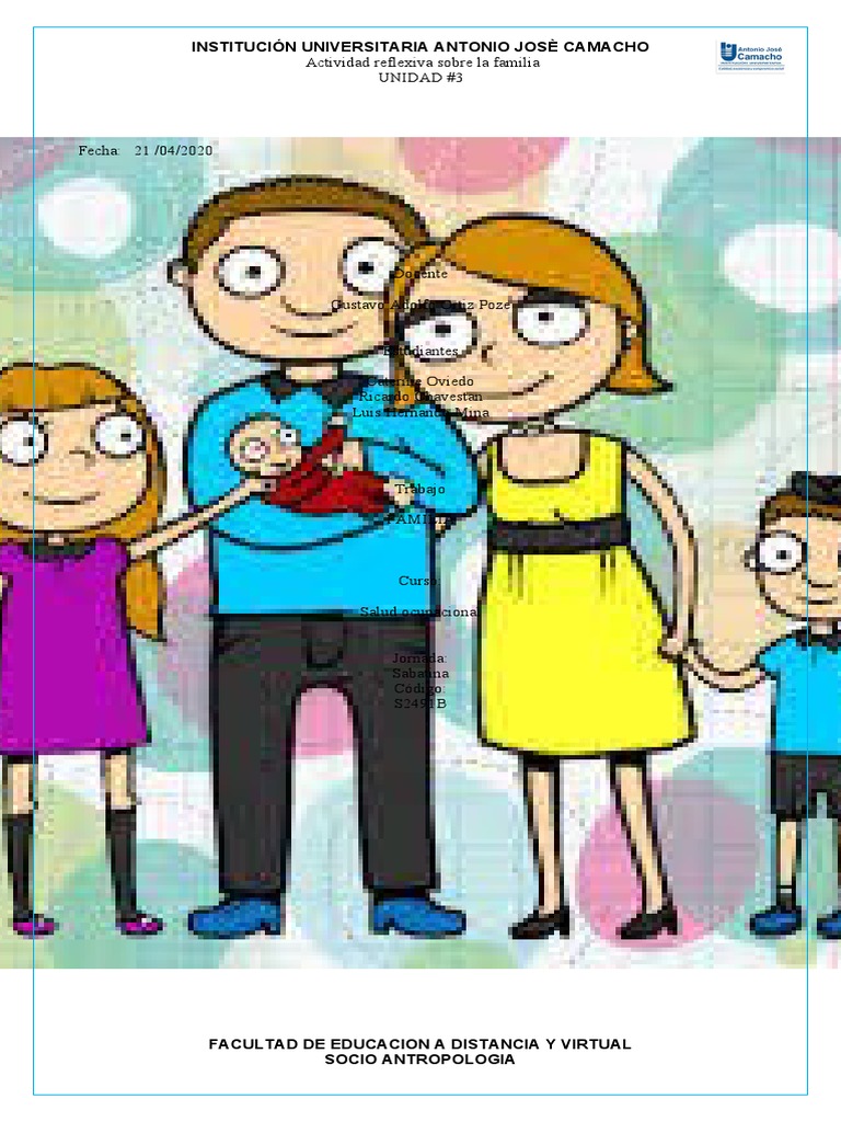 Cate Actividad Reflexión Familia | PDF | Familia | Moralidad