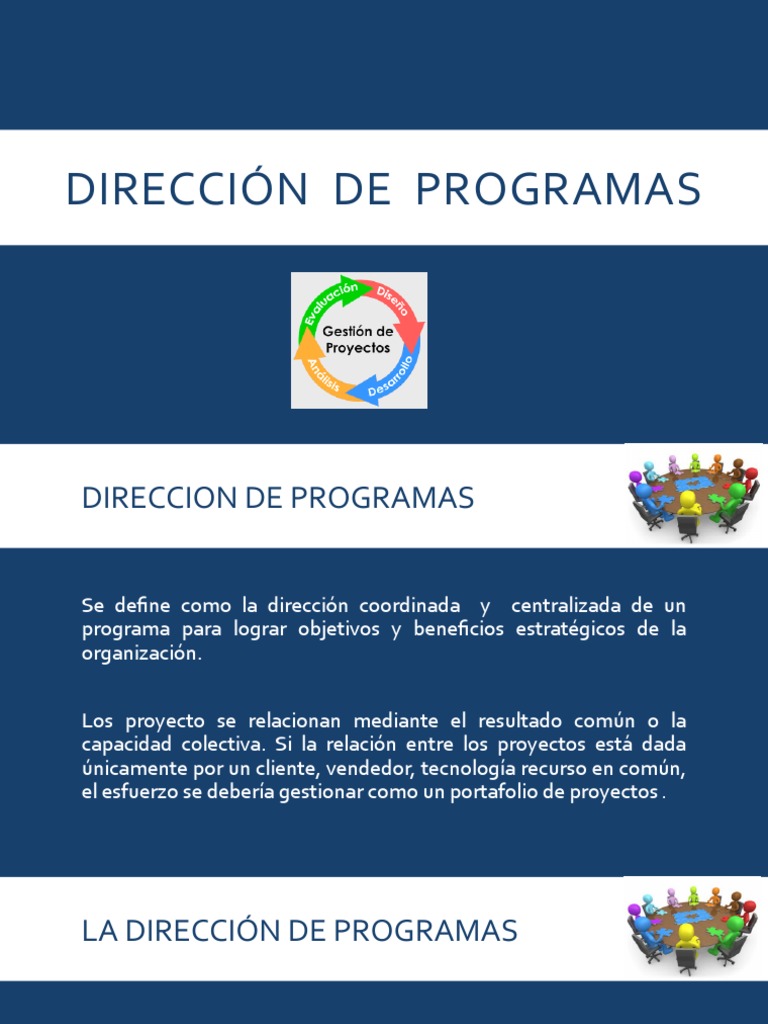Dirección de Programas | PDF