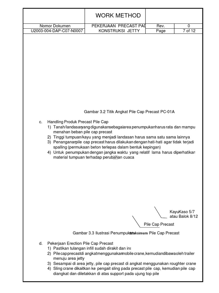 U2003-004-DAP-C07-N0007 METODE PEKERJAAN PRECAST KONSTRUKSI JETTY ...