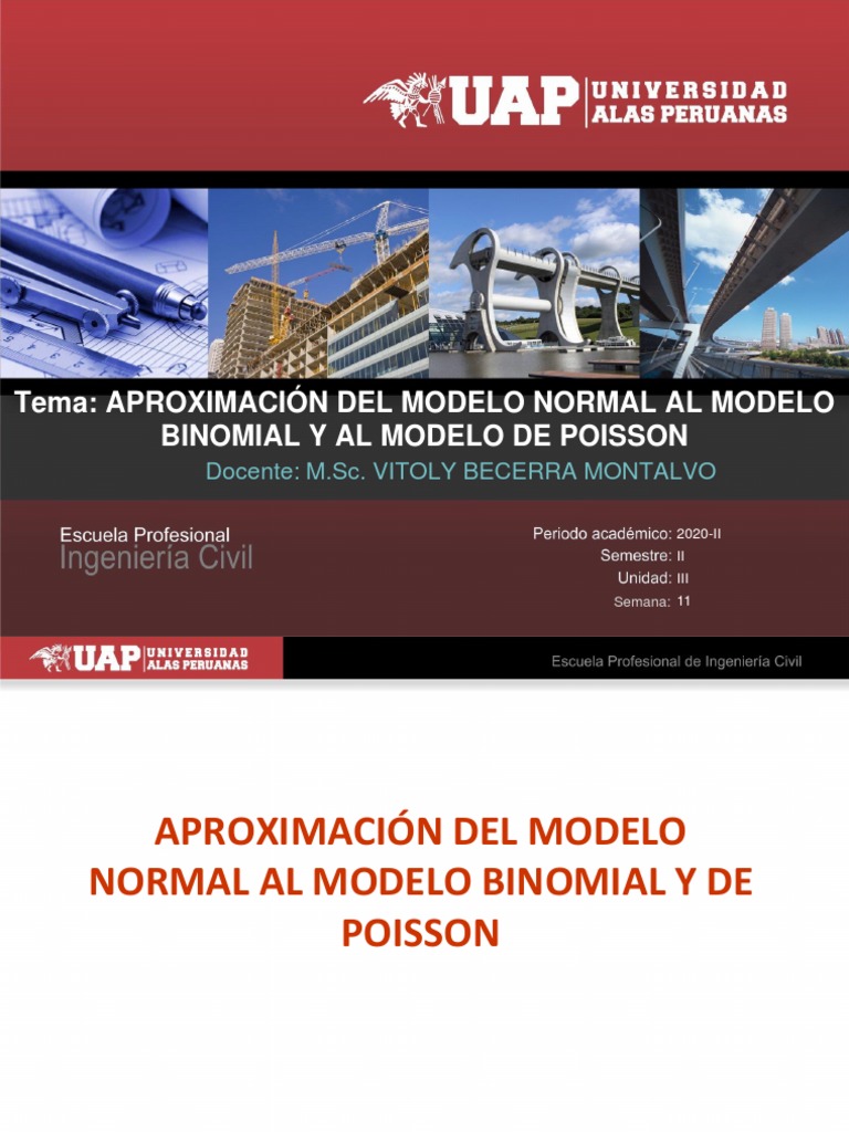 Aproximacion Del Modelo Normal Al Modelo Binominal y Al Modelo de ...