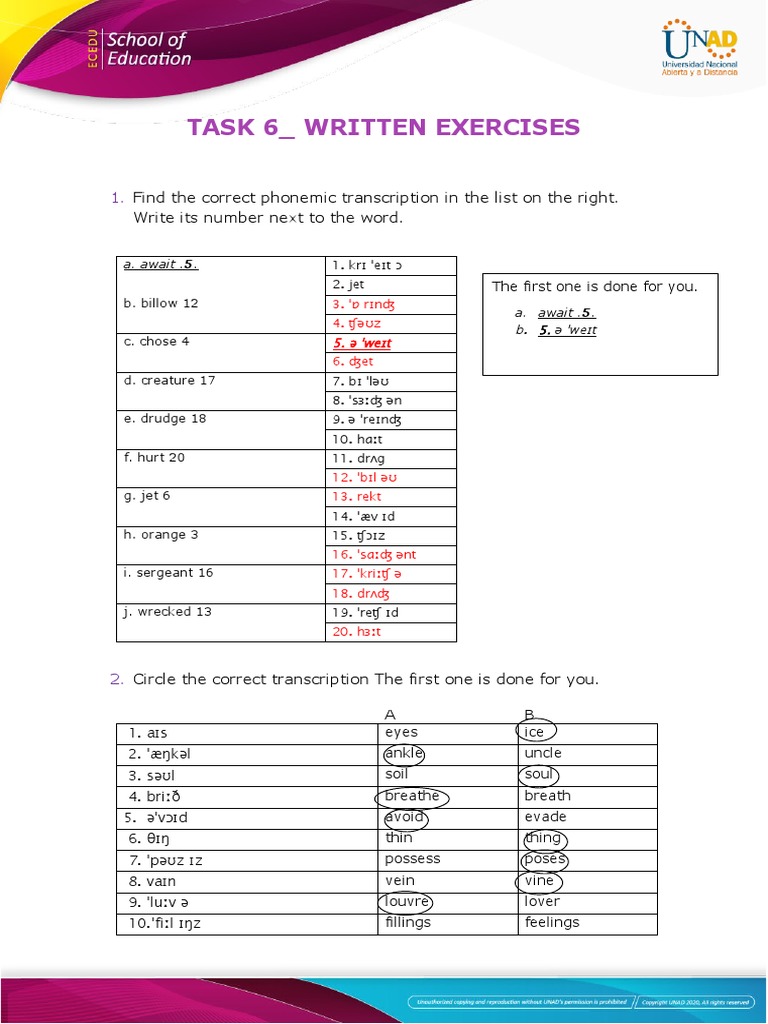 English Phonetic - Collaborative Exercises | PDF | Phonetics | Human Voice