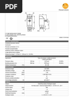 IFM Speed Relay DD0203 Data Sheet | PDF | Relay | Power Supply