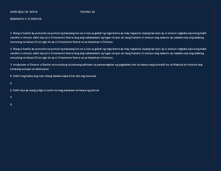 Kabanata 7 - Si Simoun | PDF