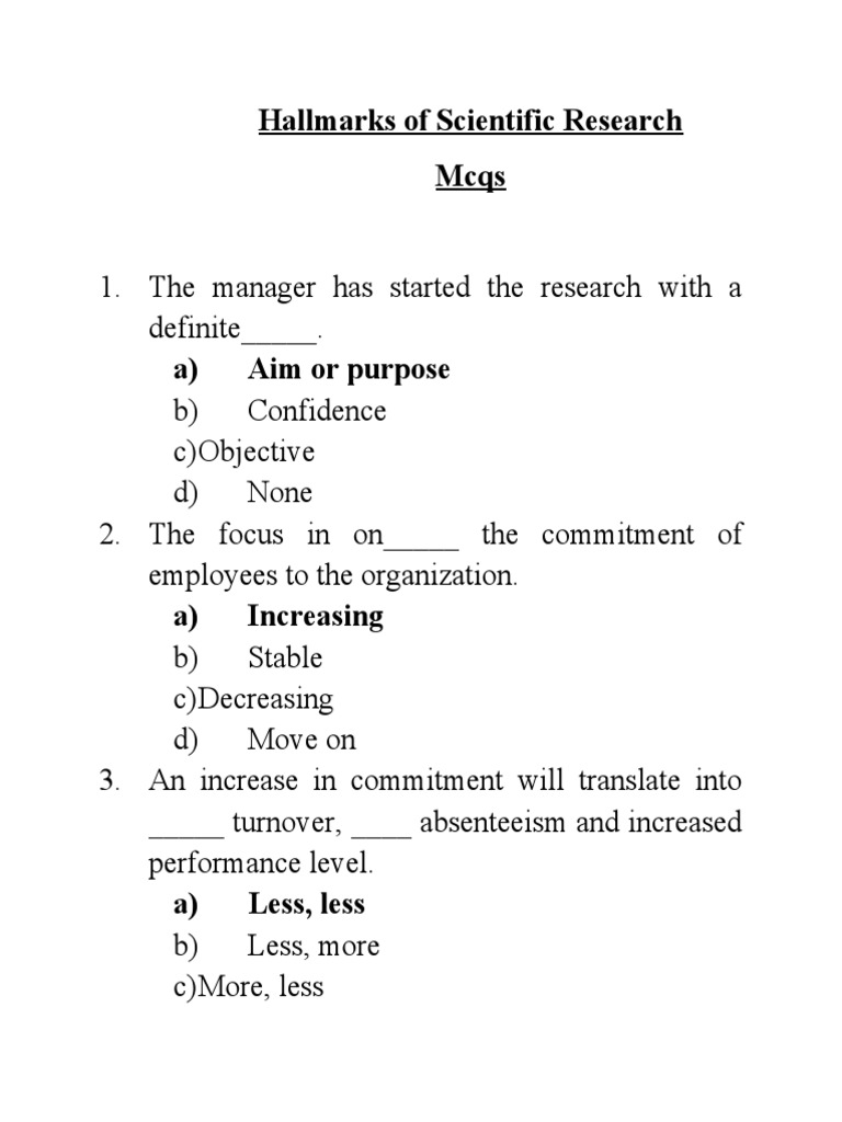 Hallmarks of Scientific Research | Download Free PDF | Occam's Razor ...