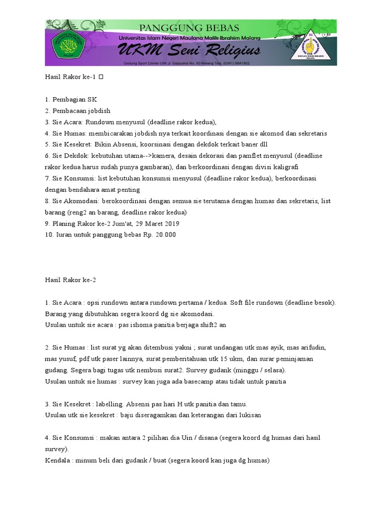 Catatan LPJ PB | PDF | Seni & Disiplin Bahasa | Kajian Bahasa Asing