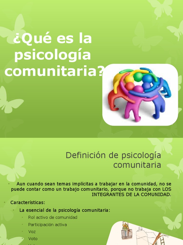 El Metodo en La Psicologia Comunitaria | PDF | Sicología | Sociología