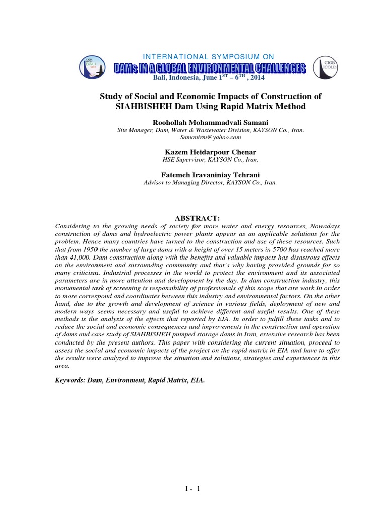 Sub Theme 1 Abstract | PDF | Greenhouse Gas | Hydroelectricity