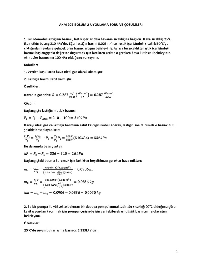 Chapter 2 AKM205 - Uygulama - 2 | PDF