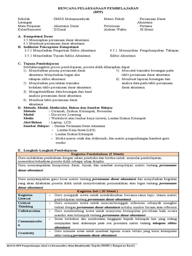 RPP KD 5.6 Pda | PDF