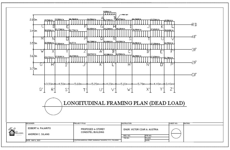 4-Storey Condotel Framing Plan | PDF
