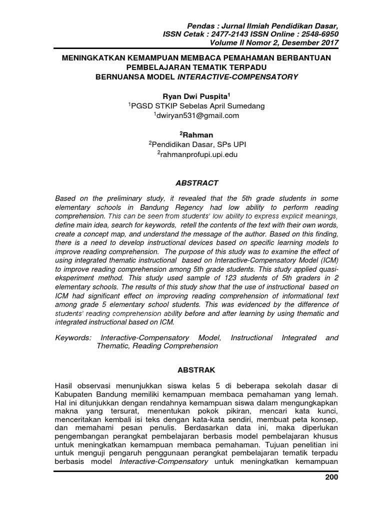 Meningkatkan Kemampuan Membaca Pemahaman Berbantuan Pembelajaran ...