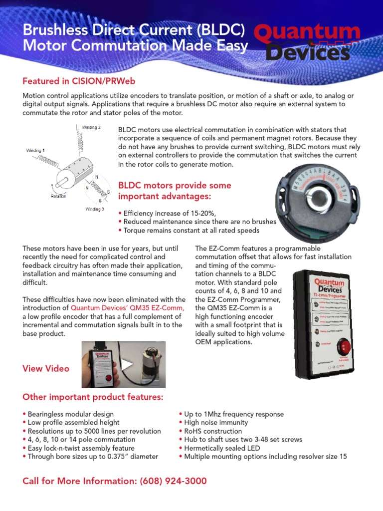 Brushless Direct Current (BLDC) Motor Commutation Made Easy: Featured ...