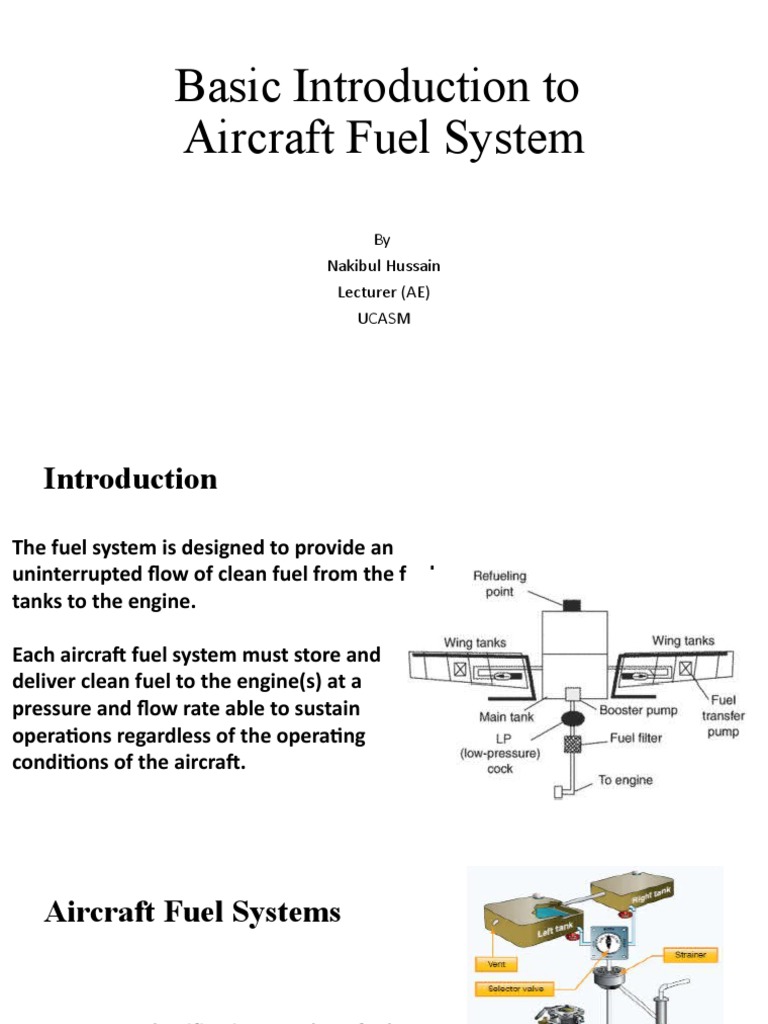 Overview of Aircraft Fuel Systems | PDF | Business | Computers