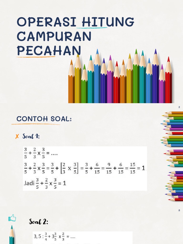 Operasi Hitung Campuran Pecahan | PDF