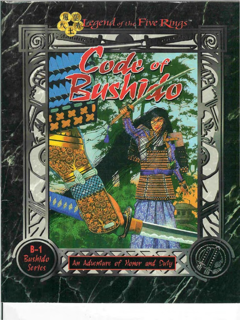 L5R 1e - B1 Code of Bushido | PDF | Bushido | Samurai