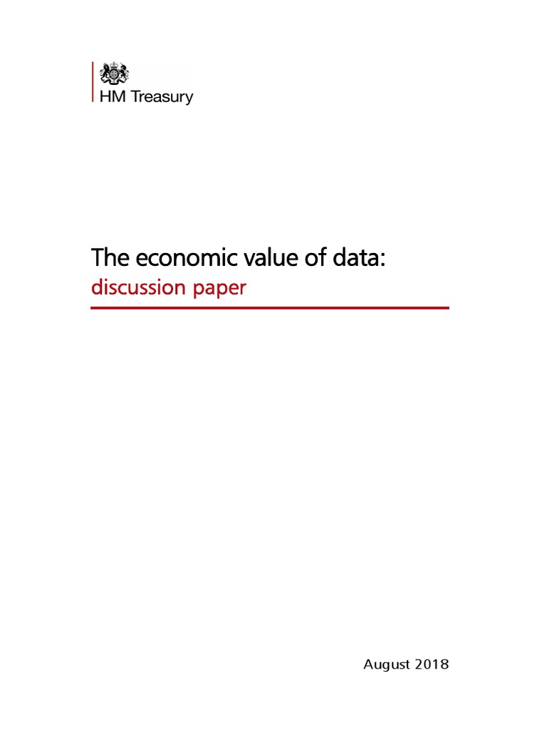 The Economic Value of Data | PDF | Artificial Intelligence ...