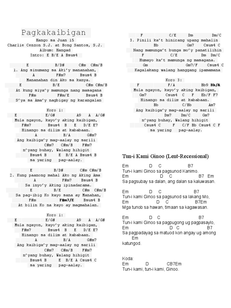 Pagkakaibigan | PDF