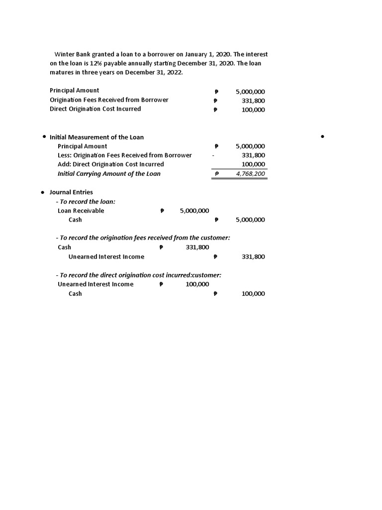 Loans Receivable Practice (Review) | PDF | Interest | Present Value