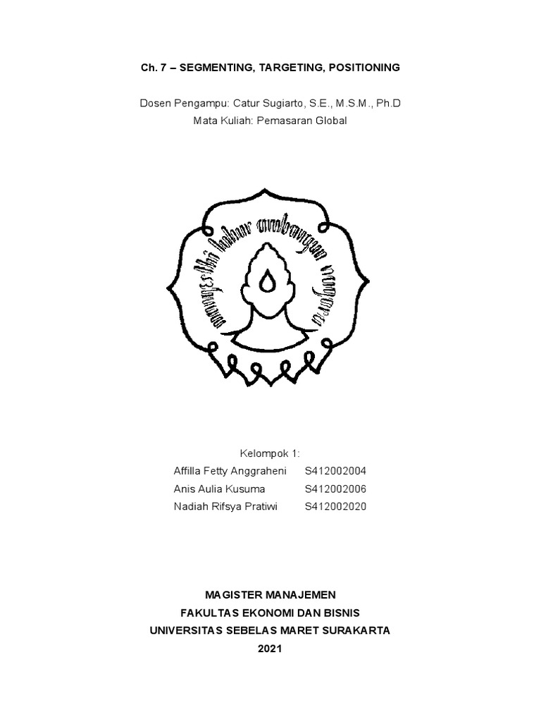 Chapter 7 Segmenting, Targeting, Positioning | PDF | Bisnis