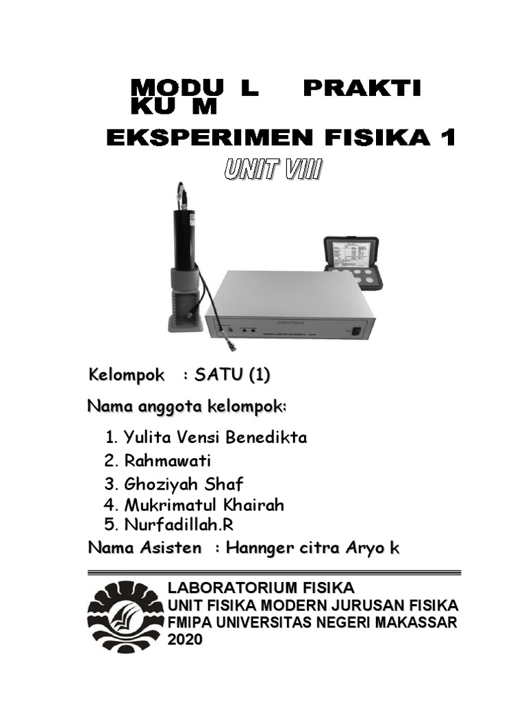 LAPORAN UNIT 5 HAMBURAN COMPTON (Kelompok 1 - Pendidikan Fisika B) | PDF | Sains & Matematika