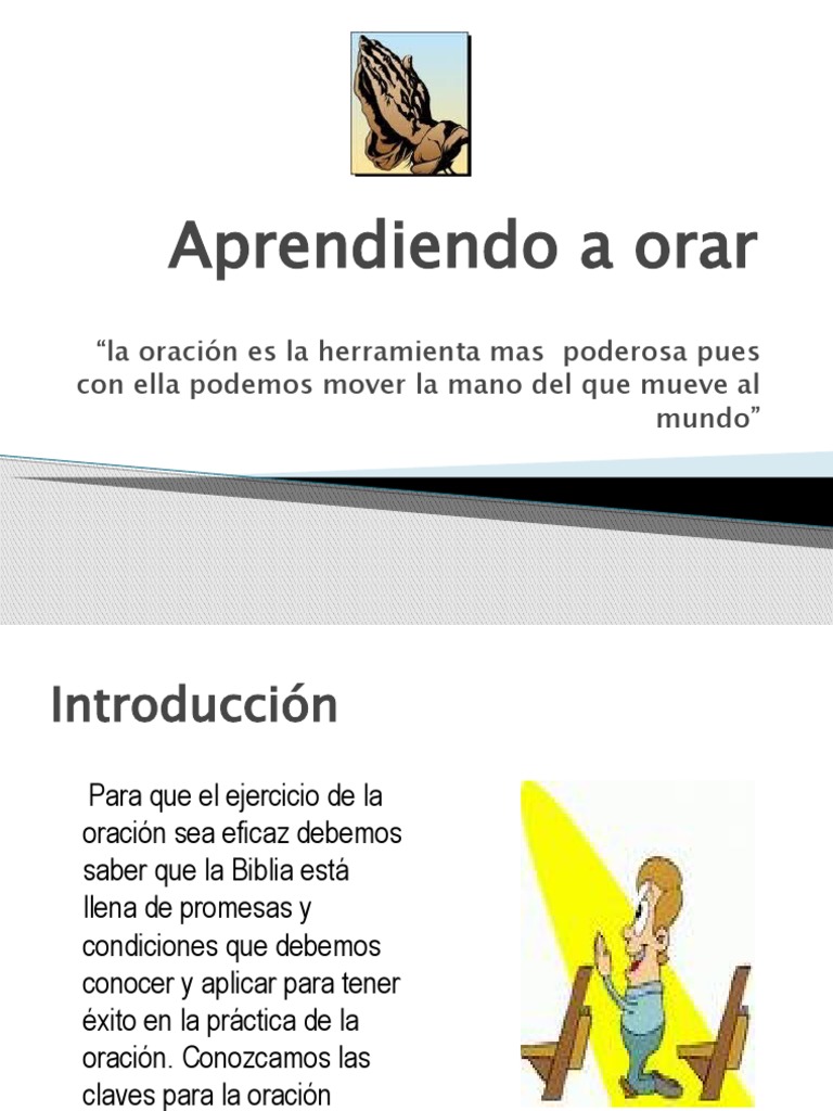 Aprendiendo A Orar | PDF | Oración | Sobrenatural