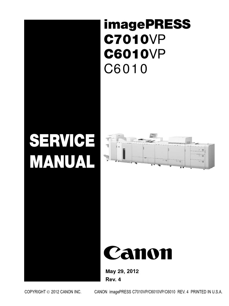 Imagepress c7010vp c6010vp c6010 SM | PDF | Image Scanner | Electronic ...