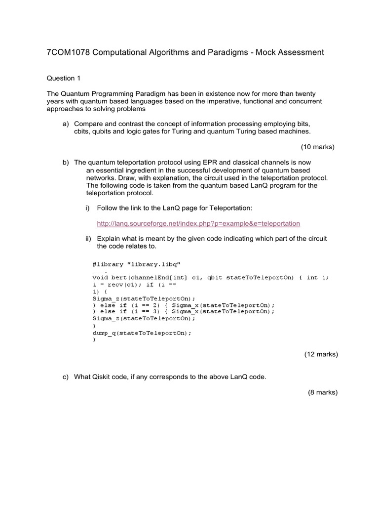 7com1078 Cap Mock 2021 | PDF | Programming Paradigms | Functional ...