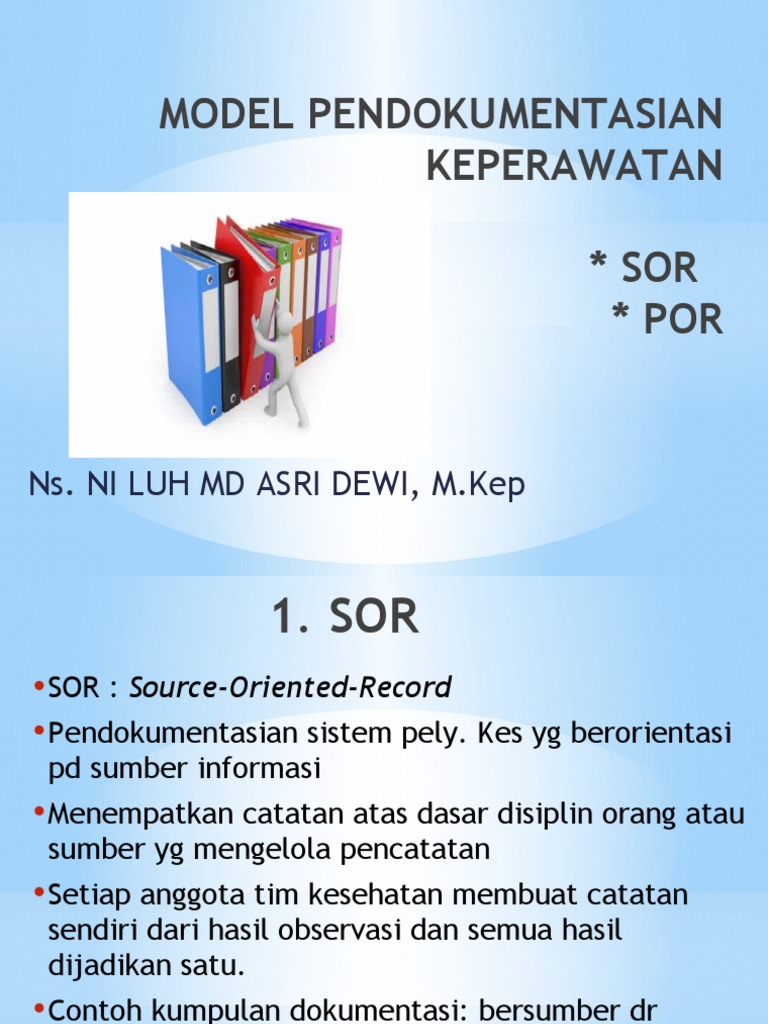 Dokumentasi Kep. SOR & POR | PDF