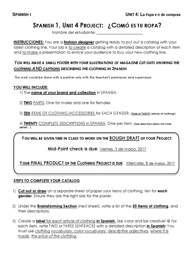 La Ropa Project | PDF | Linguistics | Grammar