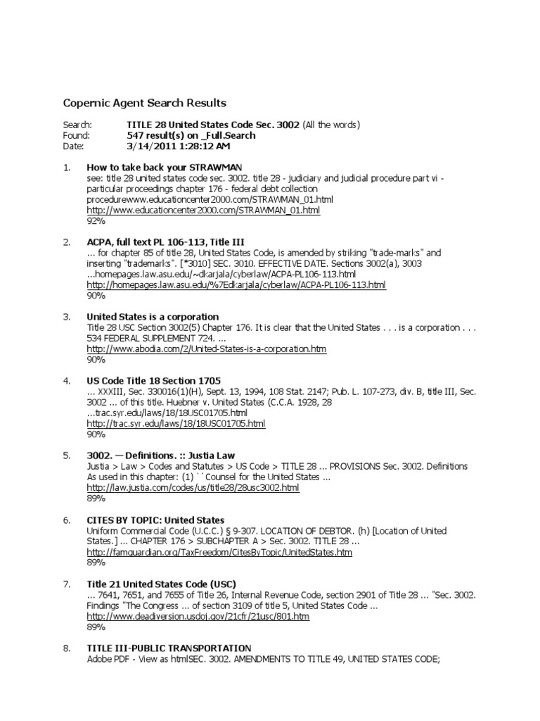 TITLE 28 United States Code Sec. 3002 | United States Code | Federal ...