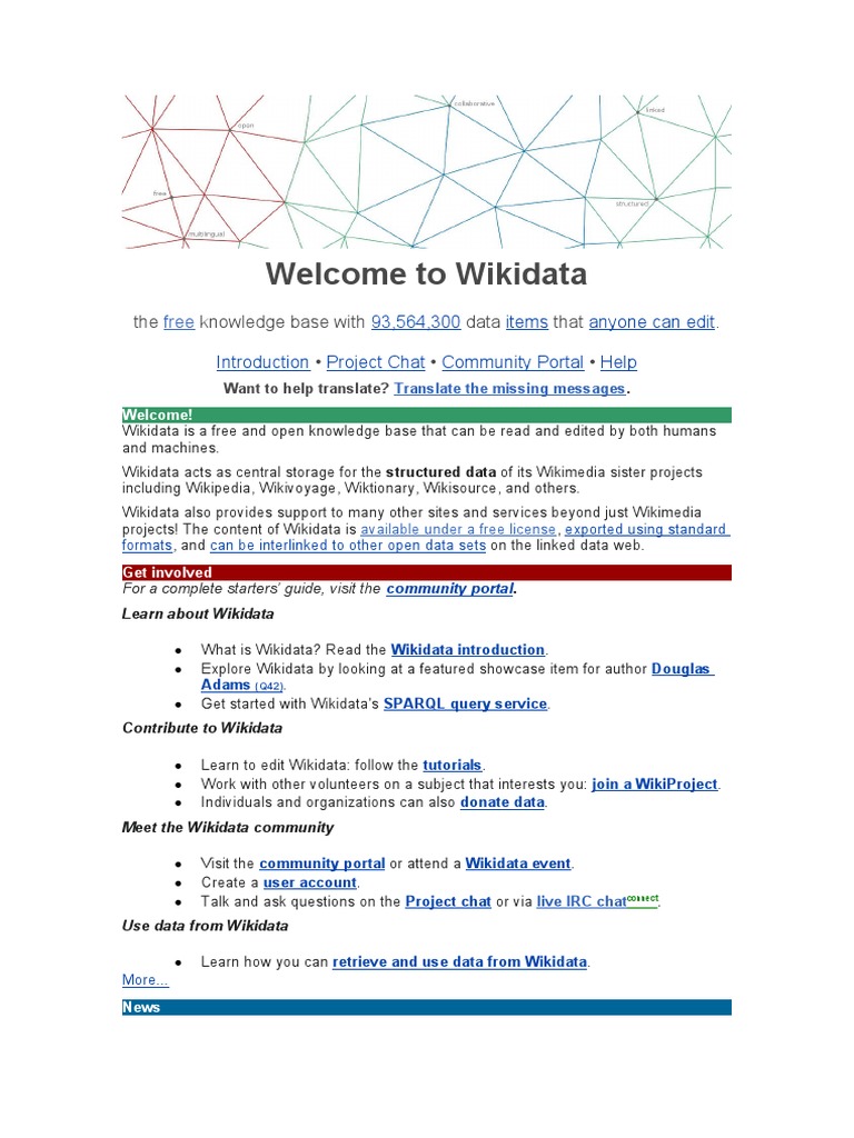 Welcome To Wikidata: The Knowledge Base With Data That | Download Free ...